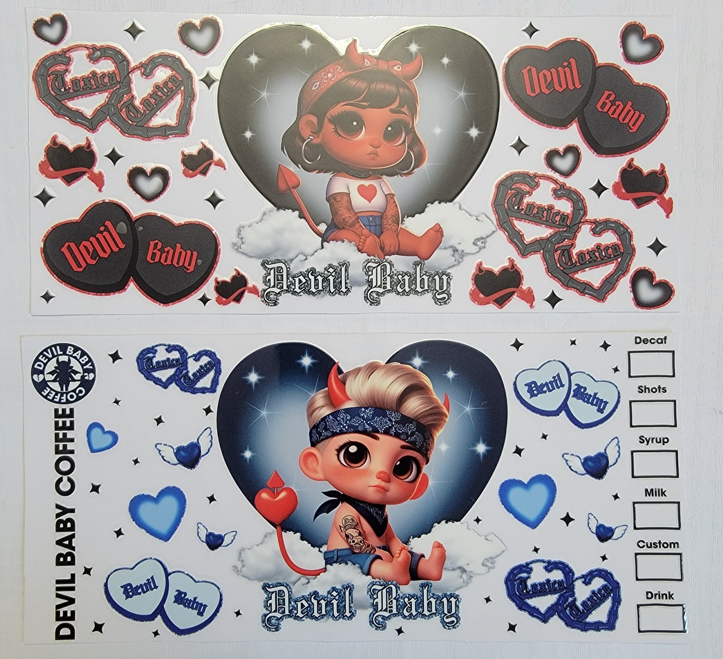 Devil Baby Chicano Bundle - Libby UV DTF Wrap Bundle – Southern Gem Creations