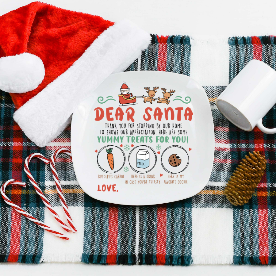Santa Plate Decals – Southern Gem Creations