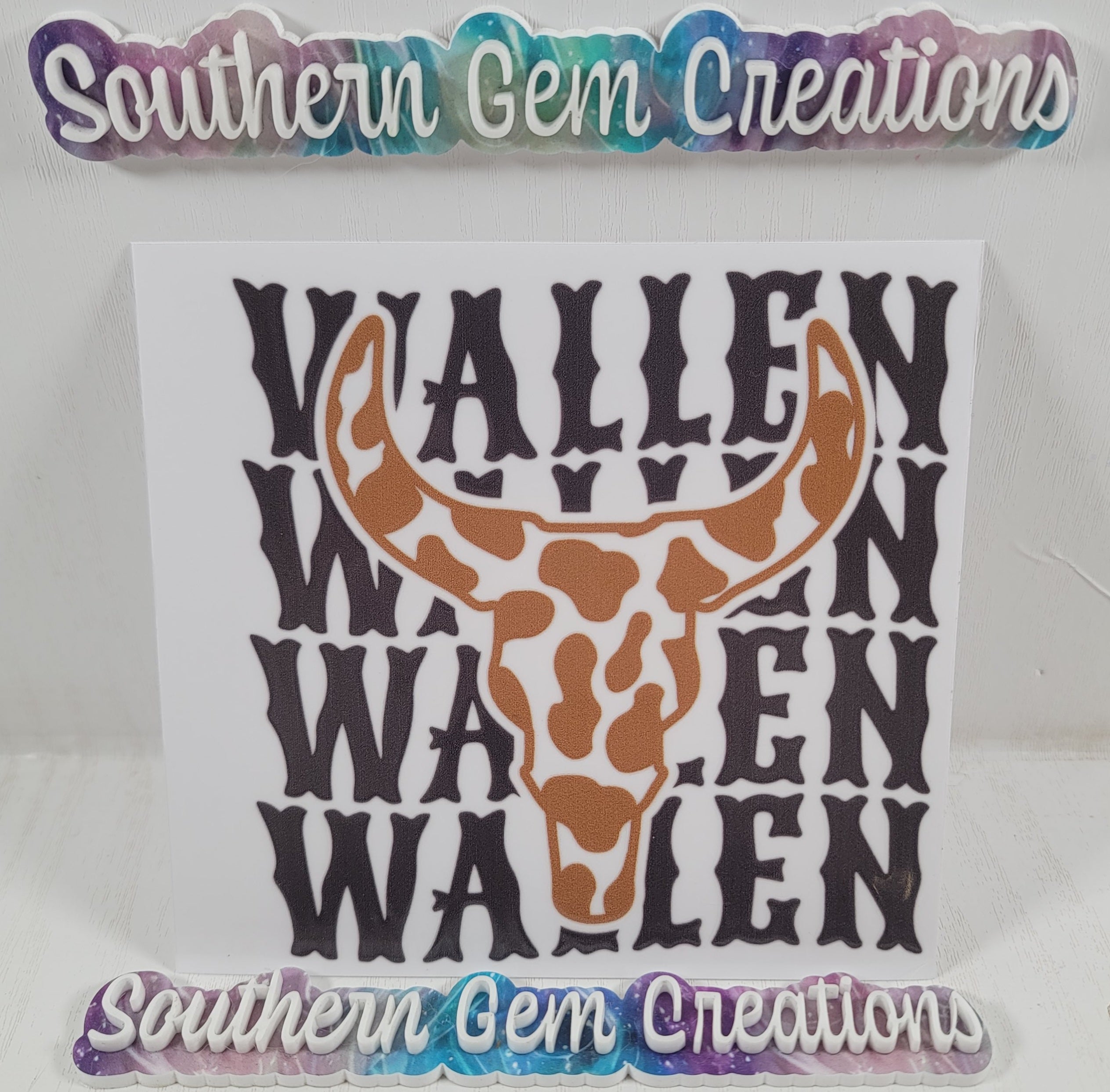 Wallen - UVDTF DECAL RTS – Southern Gem Creations