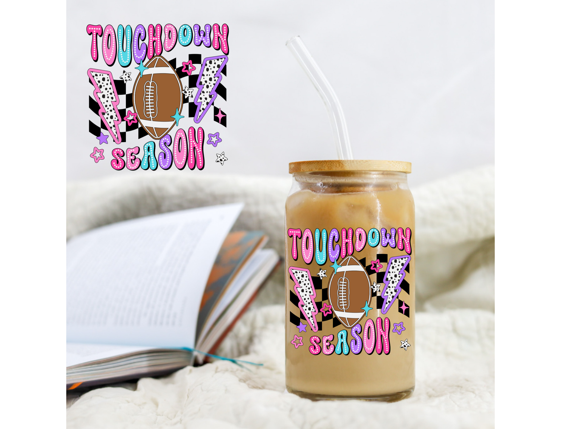 Retro Touchdown Season - UVDTF decals – Southern Gem Creations