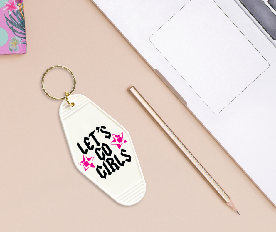 Let's Go Girls - UVDTF Motel Keychain Set Of 6 RTS – Southern Gem Creations