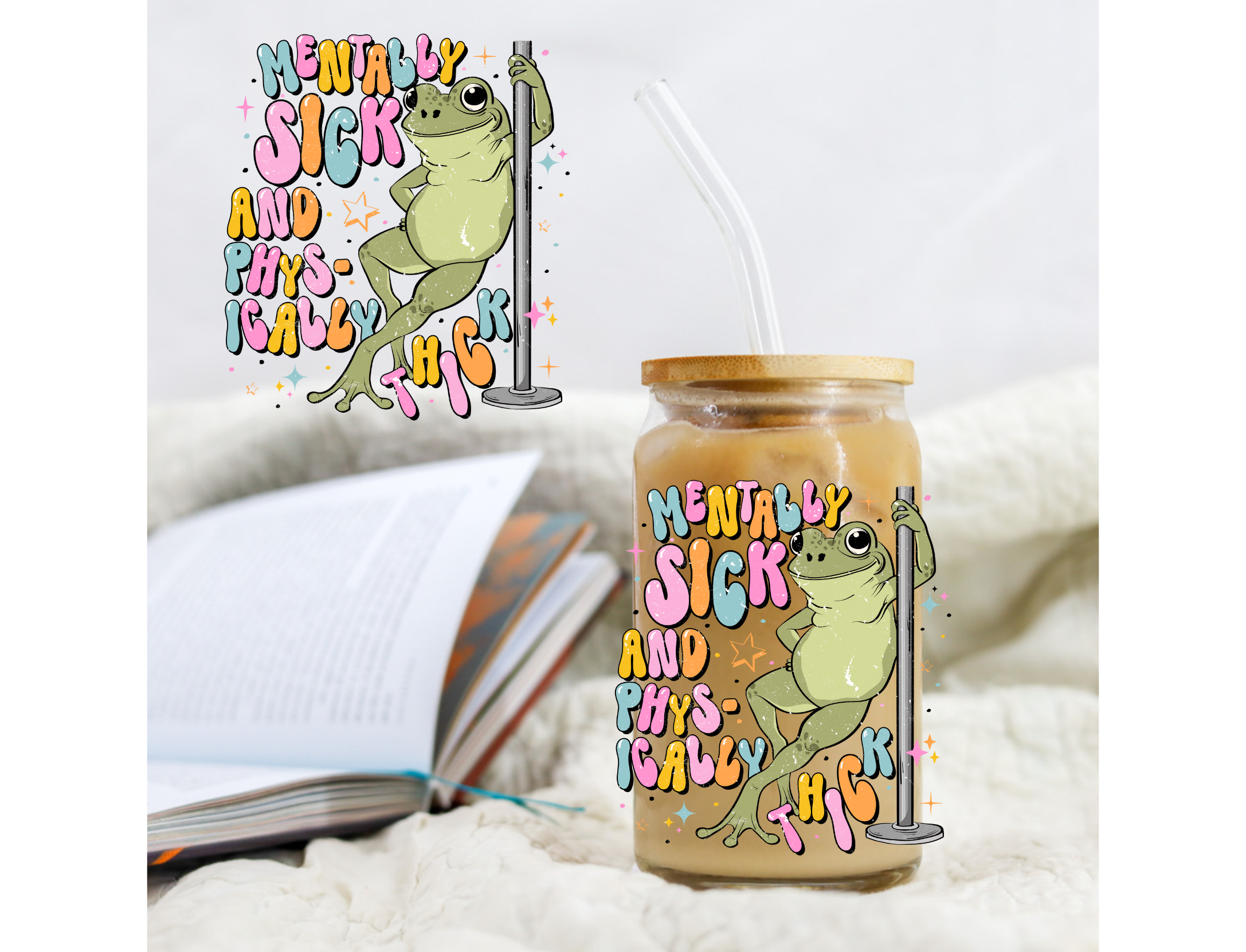 Mentally Sick Physically Thick - UVDTF decals – Southern Gem Creations