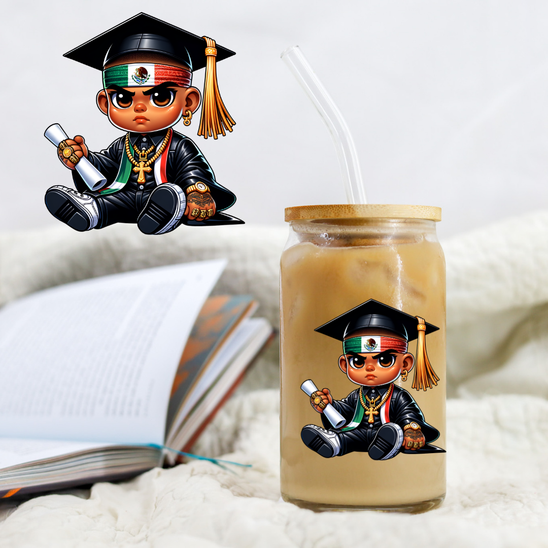 Chicano Graduation - UV DTF Libby Decal – Southern Gem Creations