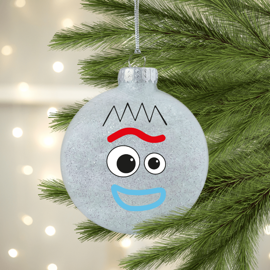 Fork Character Face Version 2 UV DTF Christmas Ornament Decal ...