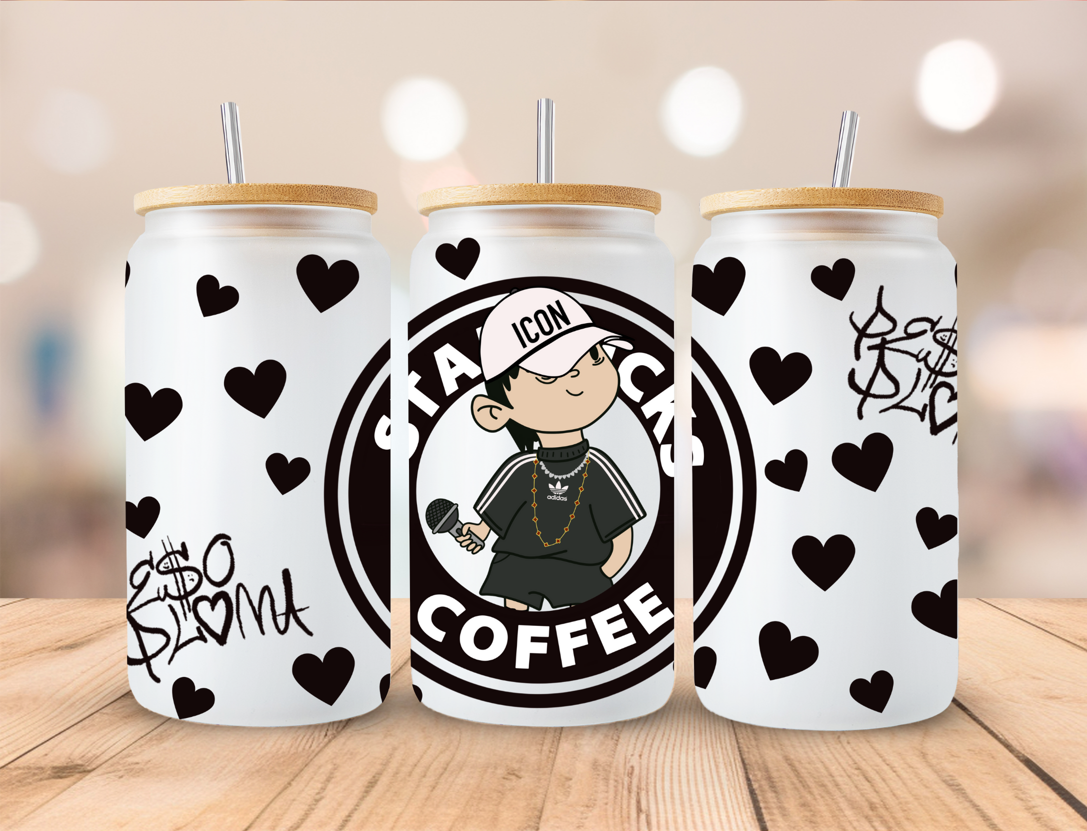 Peso Coffee - 16 oz / 20 oz Libby UV DTF Wrap – Southern Gem Creations