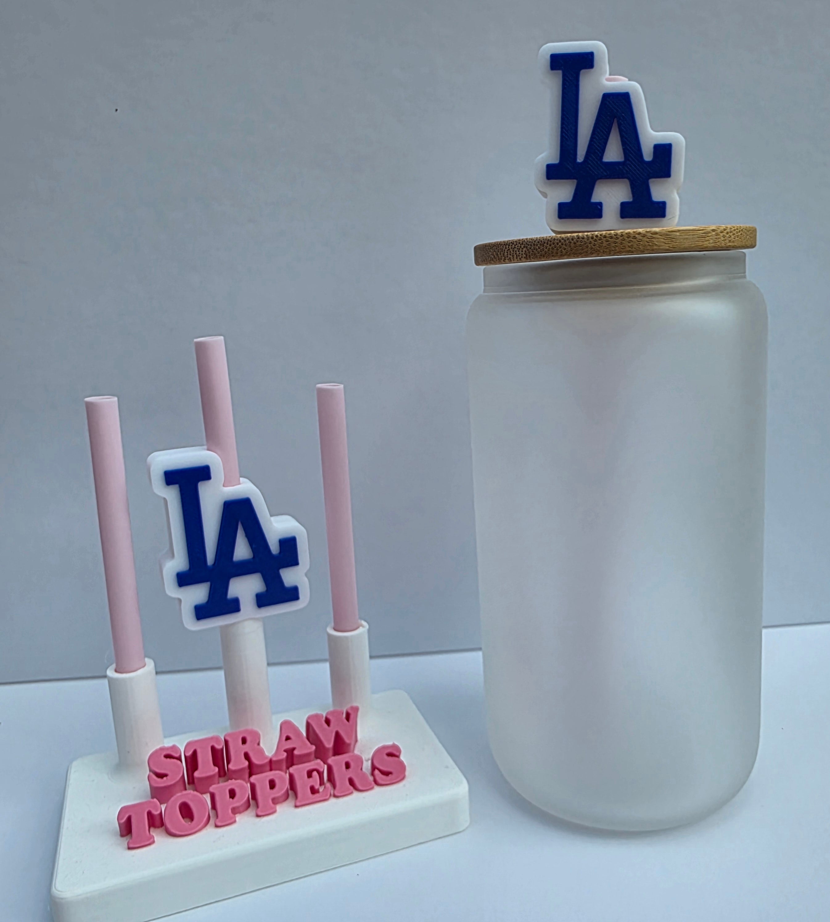 Dodger 3D Printed Straw Topper – Southern Gem Creations