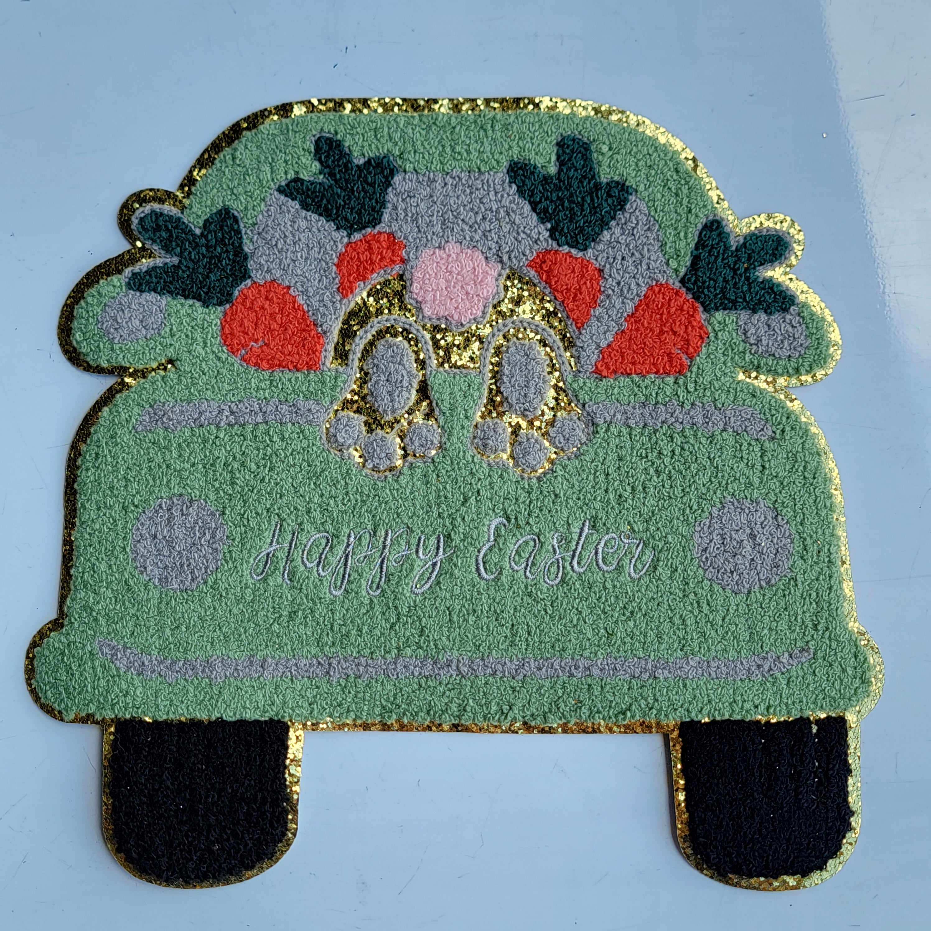 Easter Truck Chenile Patch – Southern Gem Creations