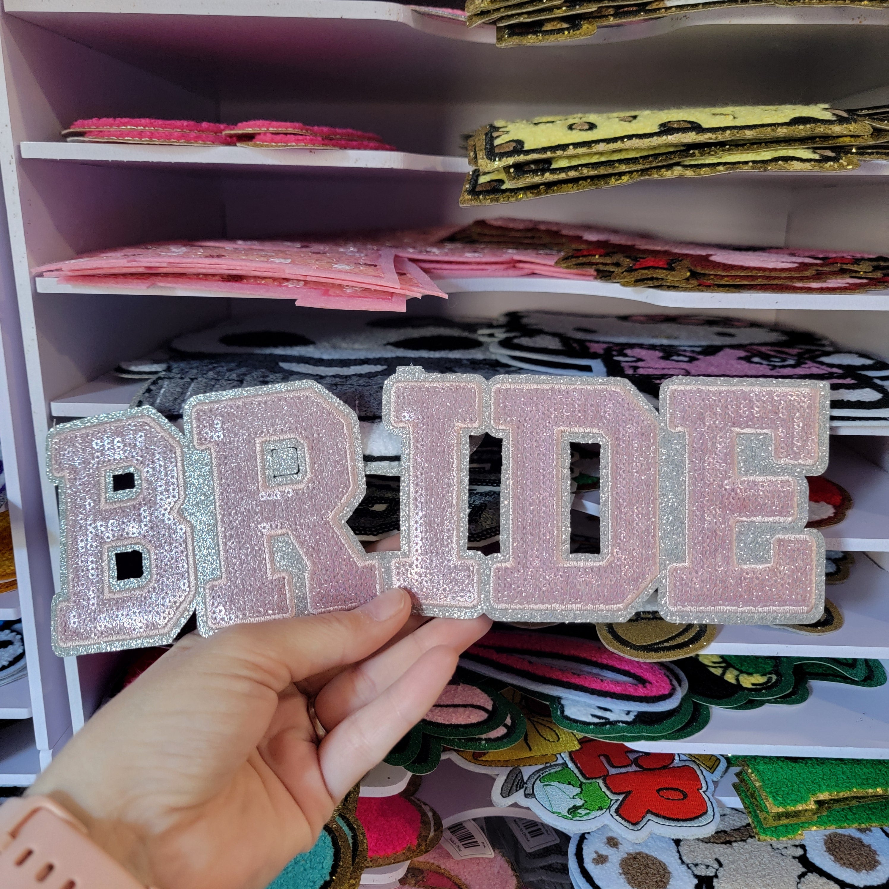 Bride Sequin Patch – Southern Gem Creations