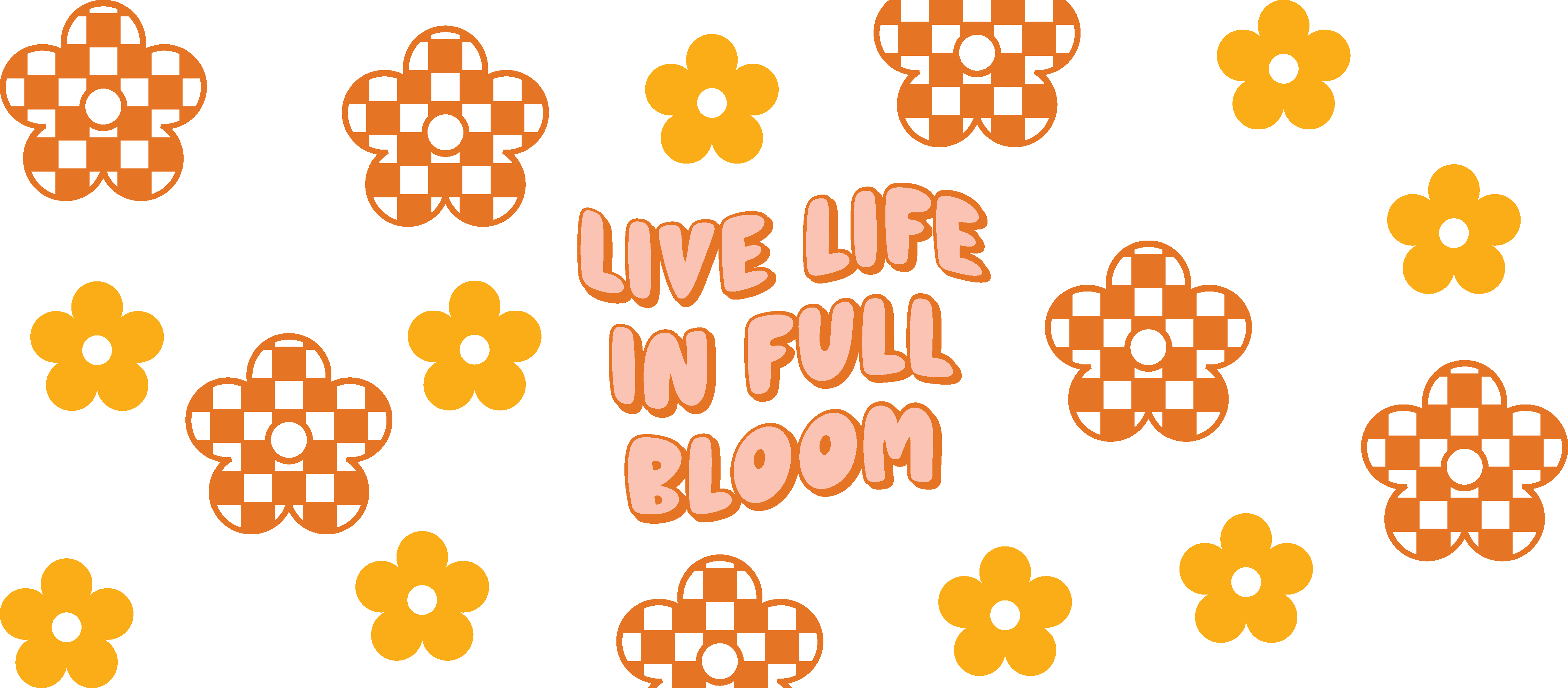 Live Life In Full Bloom - 16 oz Libby Vinyl Wrap – Southern Gem Creations